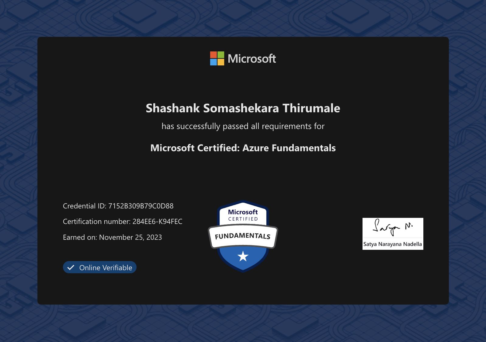 Shashank Thirumale Portfolio